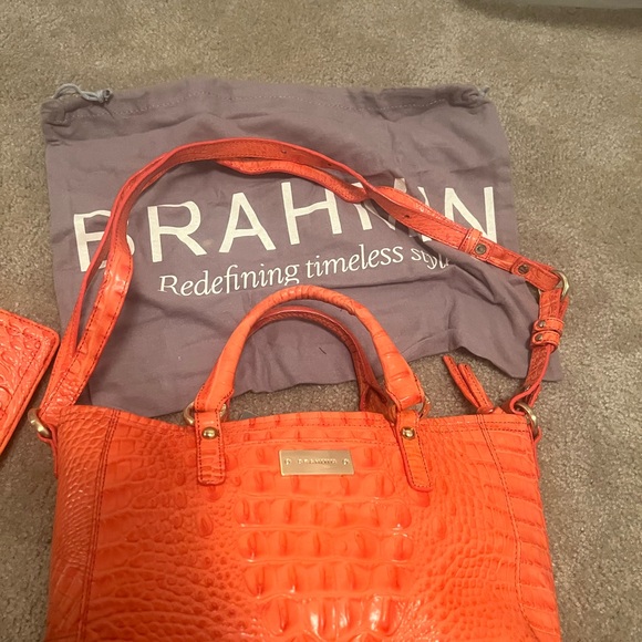 Brahmin | Bags | Brahmin Melbourne Handbag Sherbet Orange Color Brand ...